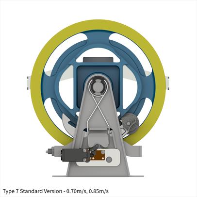BODE - Type 7 Overspeed Governor - 300mm Pulley - With Optional Remote Trip / Reset & 24VDC A3 ...
